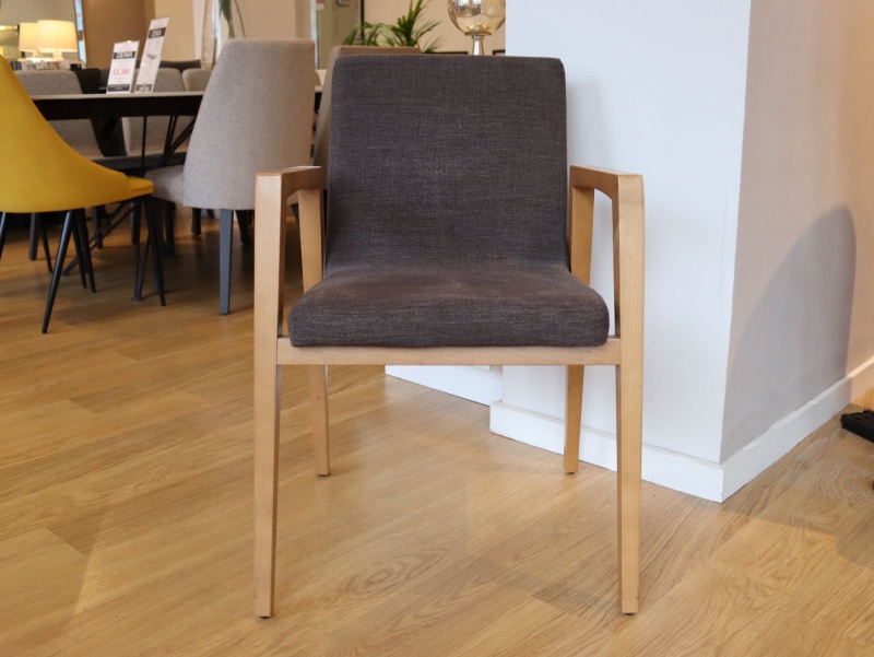 Ex-Display Nilo Dining Chair - Brown Fabric | cadira