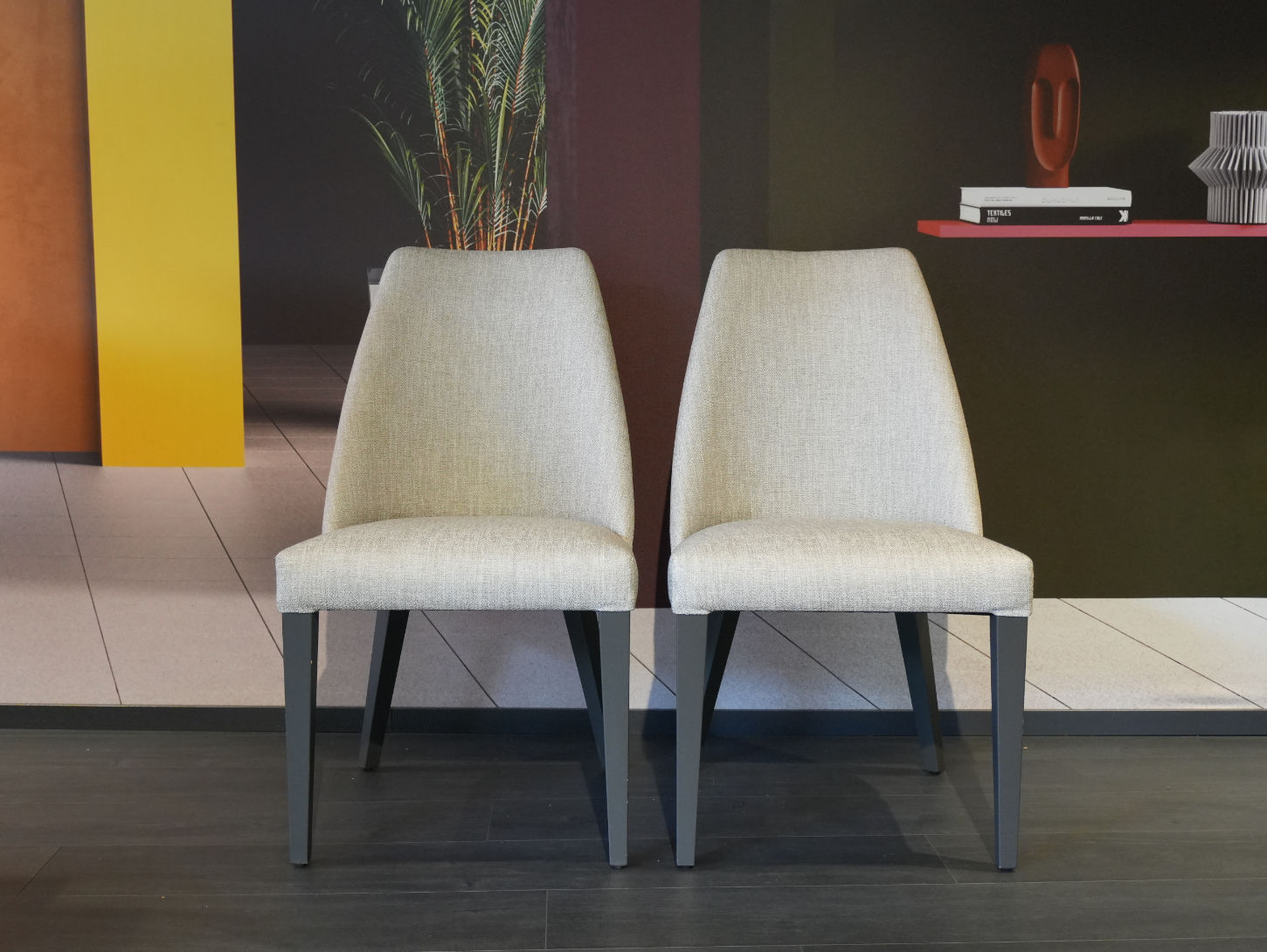 Ex-Display Aitana Set of 6 Dining Chairs - Beige | Cadira