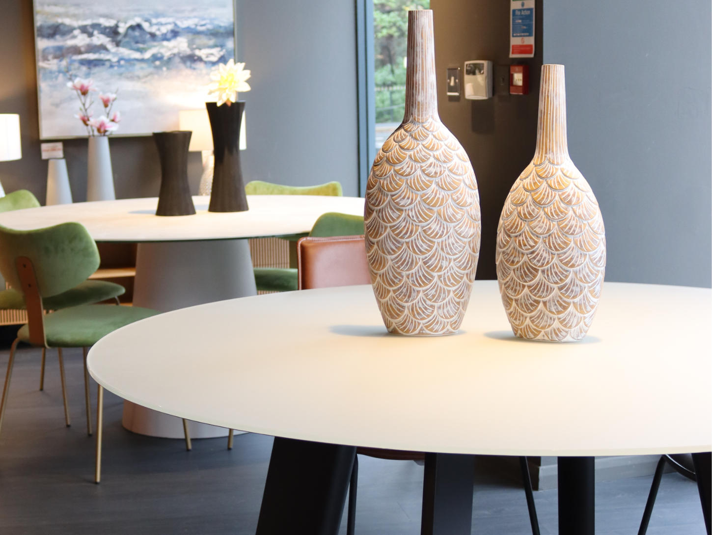 Ex-Display Boheme Round Glass Dining Table | cadira