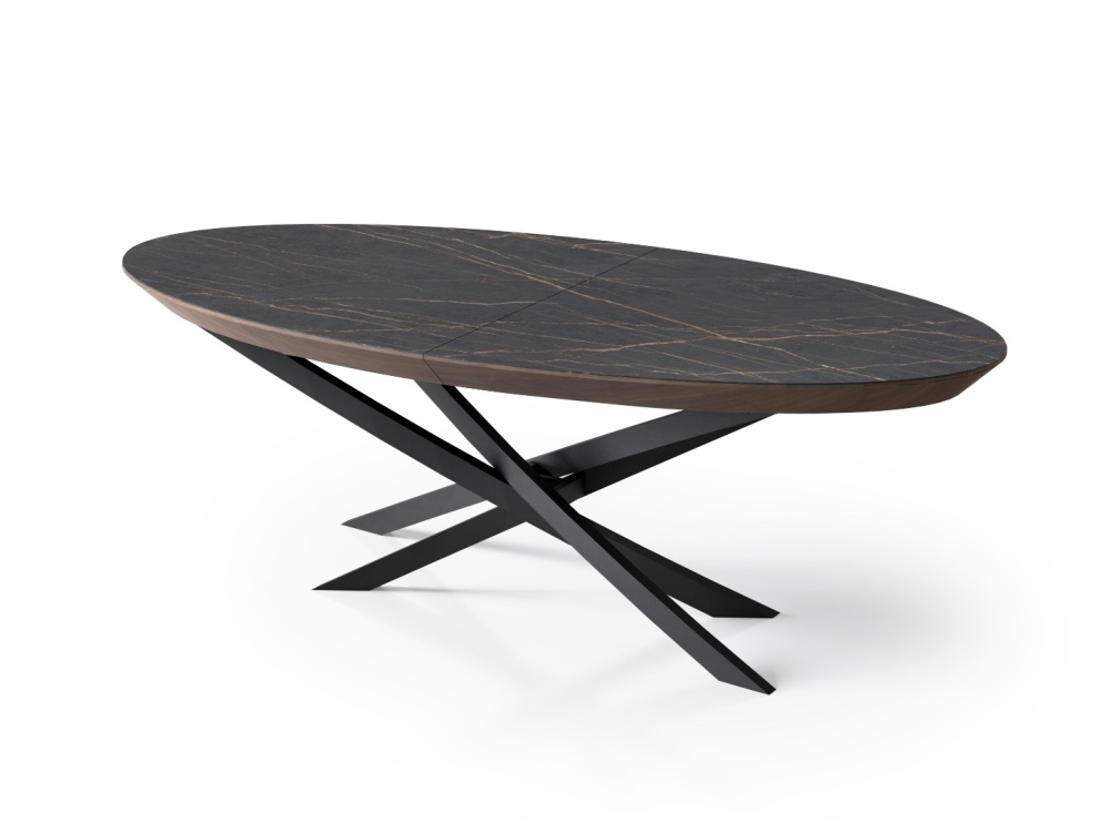 Elena Extendable Dekton Round Dining Table | Cadira