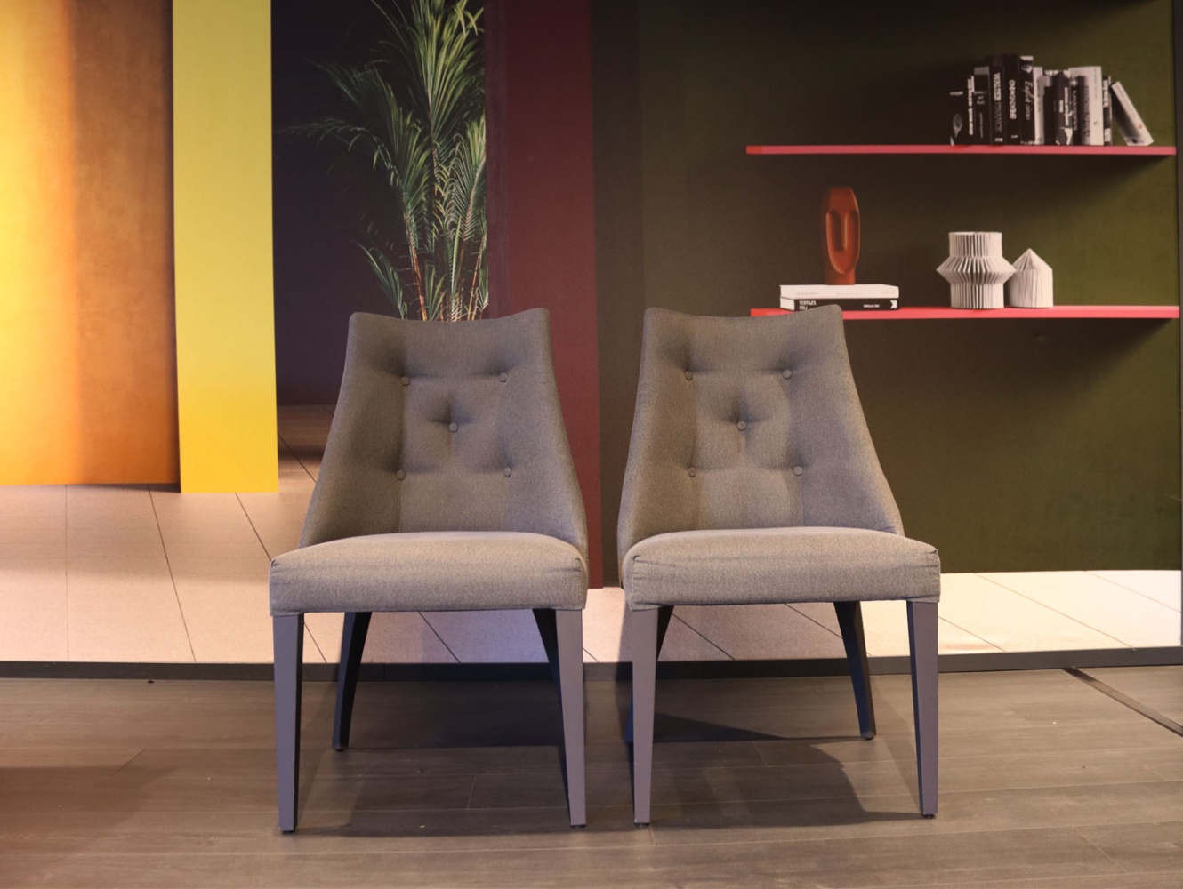 Ex-Display Florida Set of 4 Dining Chairs - Grey | cadira