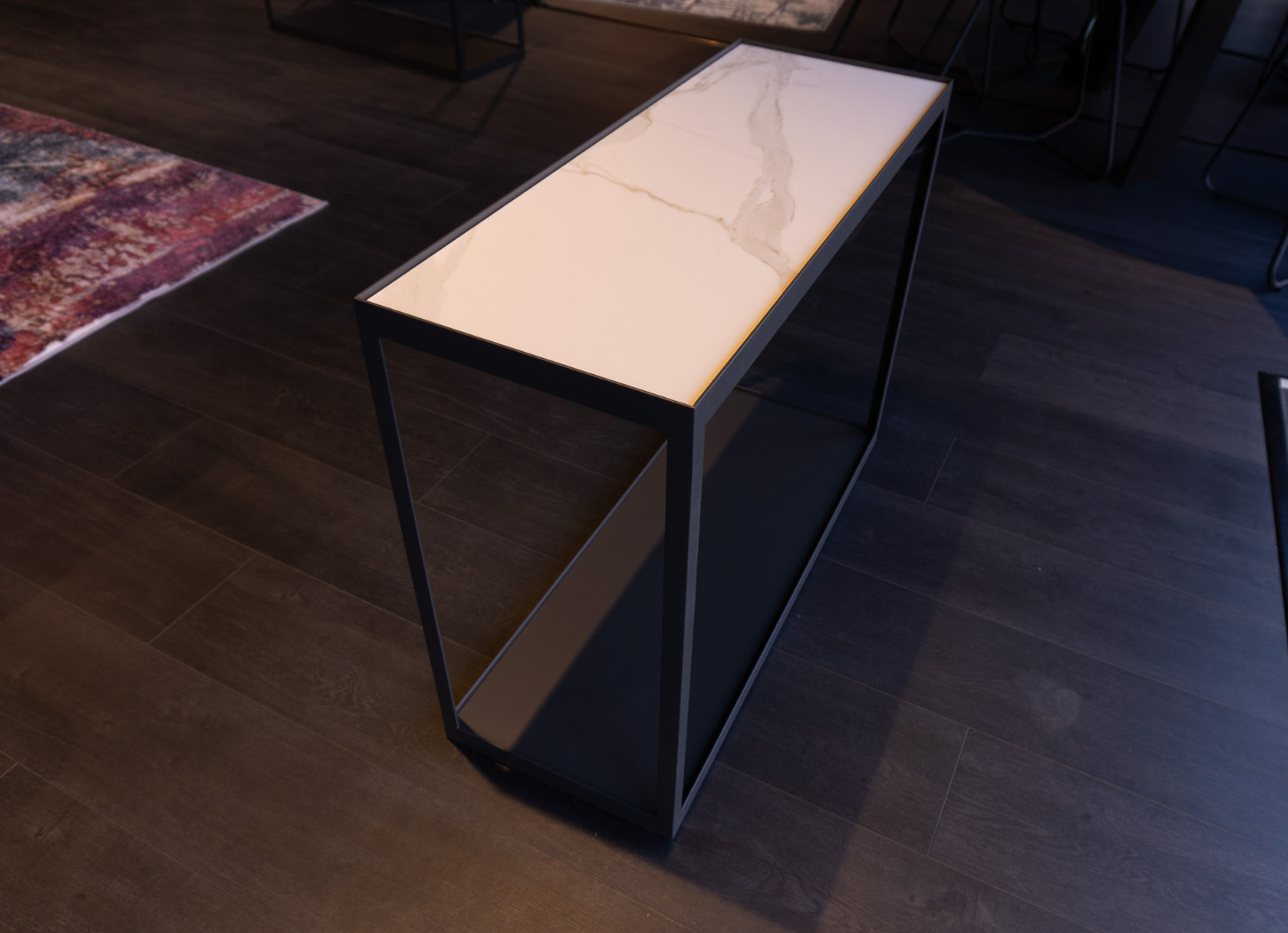 Ex-Display Kub Side Table - Grey Marble | cadira