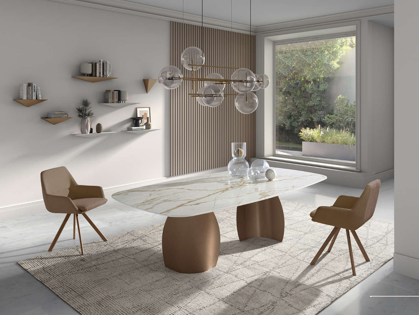 Melody Dekton Barrel Dining Table | cadira