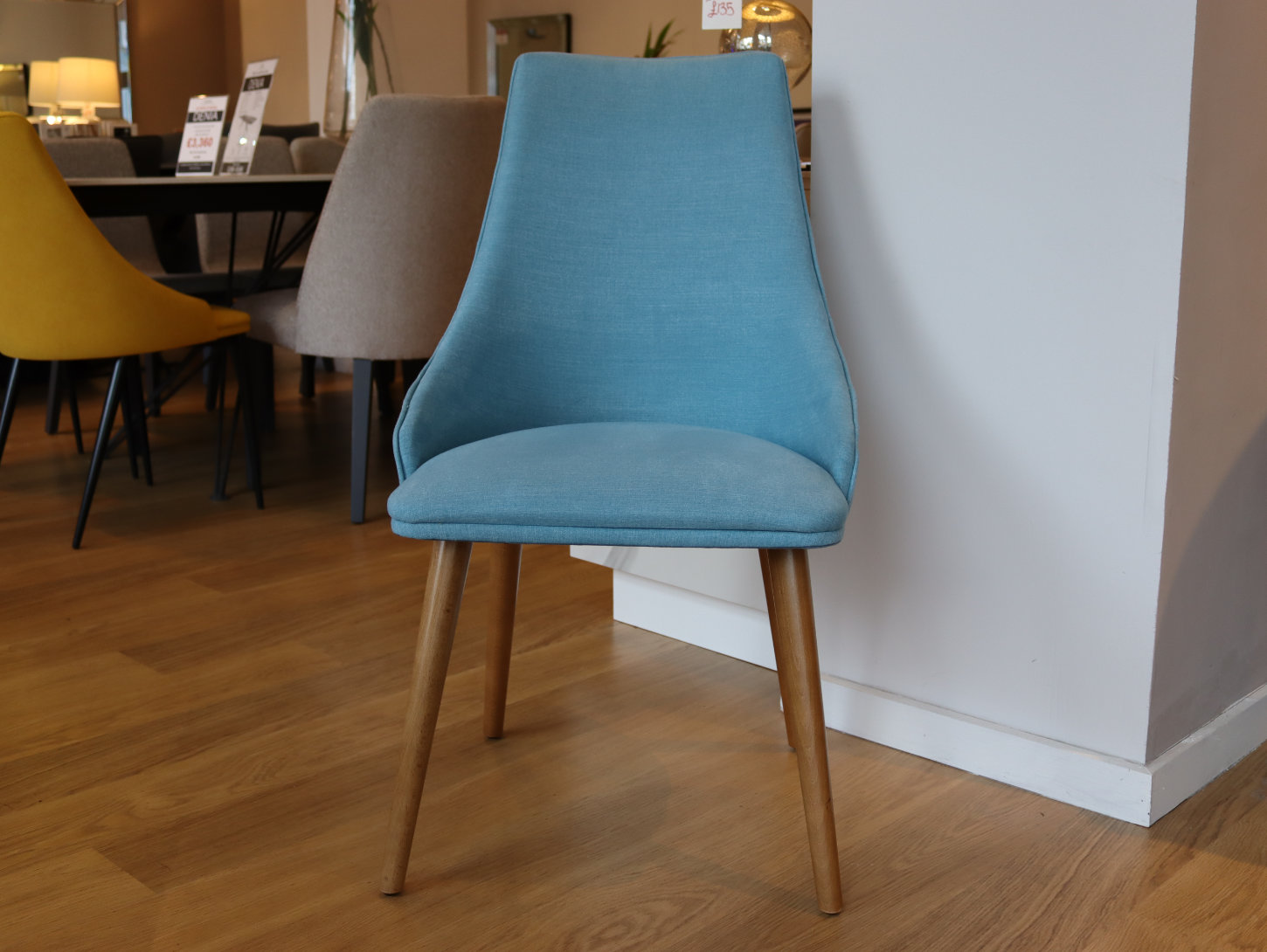 1 Berta Ex-Display Dining Chair