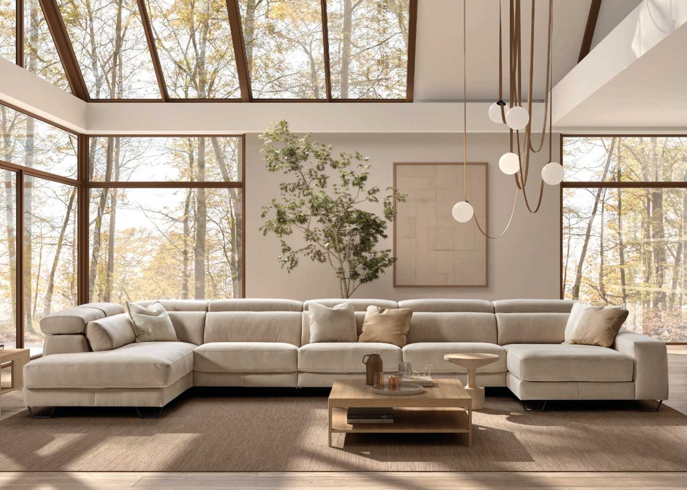 Cynthia U-Shape Sofa | Luxury Modern Design | cadira