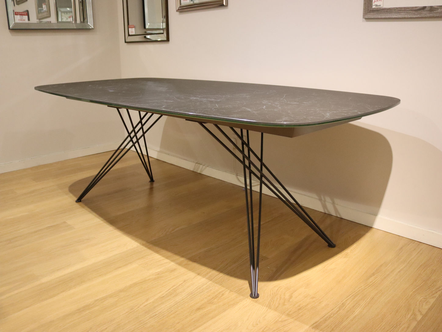 Ex-Display Denia Dining Table - Black | Cadira