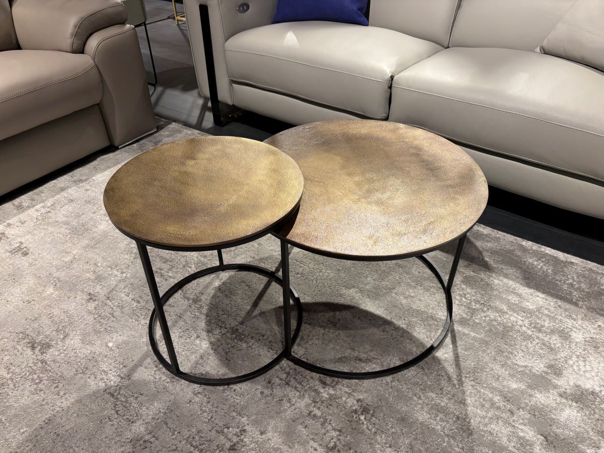 Messina Ex-Display Nest of Tables - Gold | Cadira