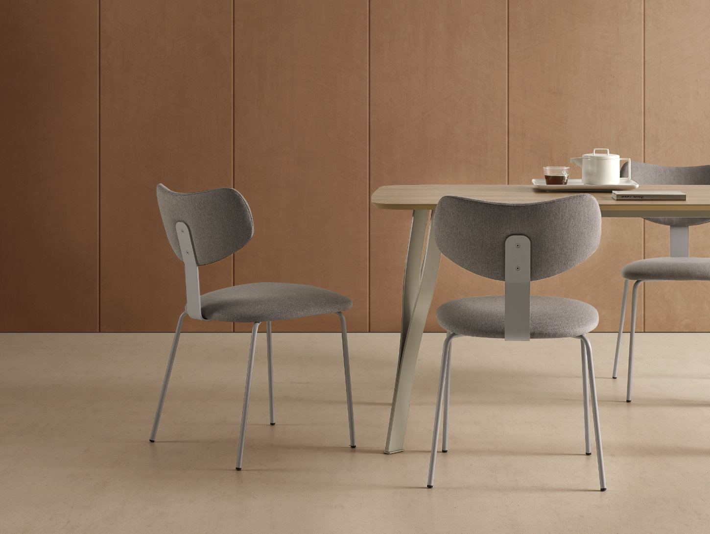 Lima Modern Dining Chair with Elegant Slim Frame | cadira
