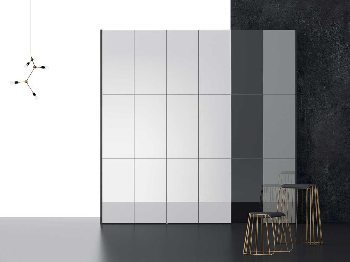 No Limits NC24 Wardrobe - White & Grey | Cadira