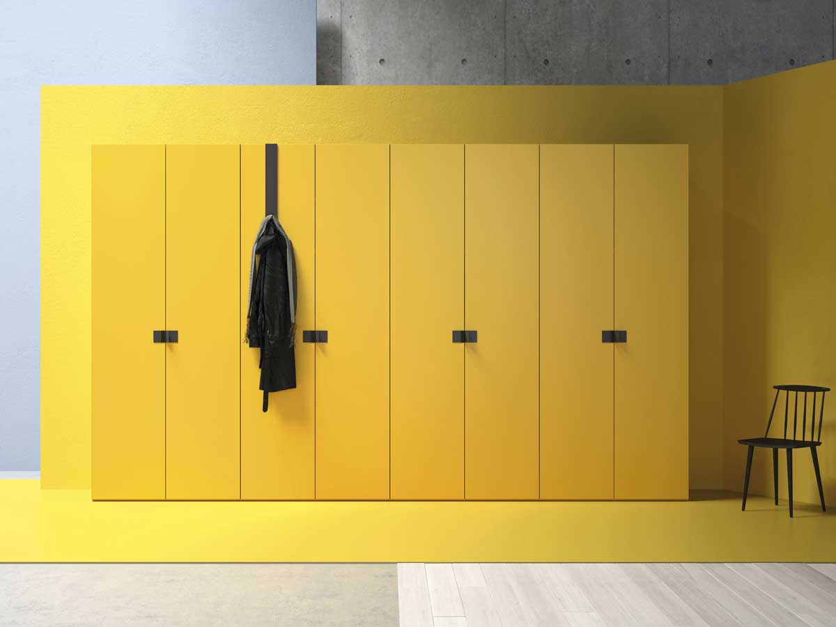 No Limits NC38 Wardrobe - Yellow | Cadira