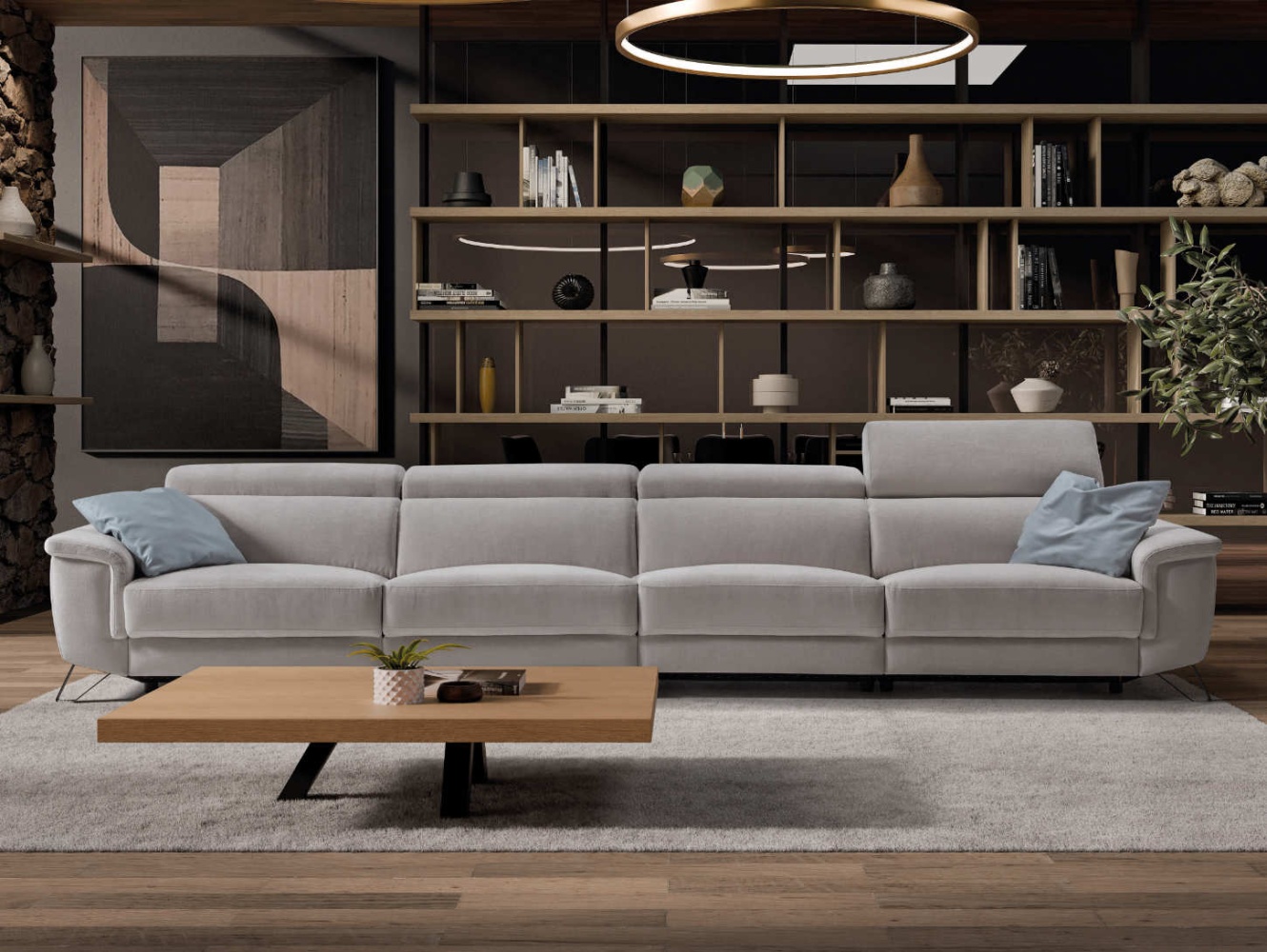 Teruel Modern 4 Seater Luxury Designer Sofa | cadira