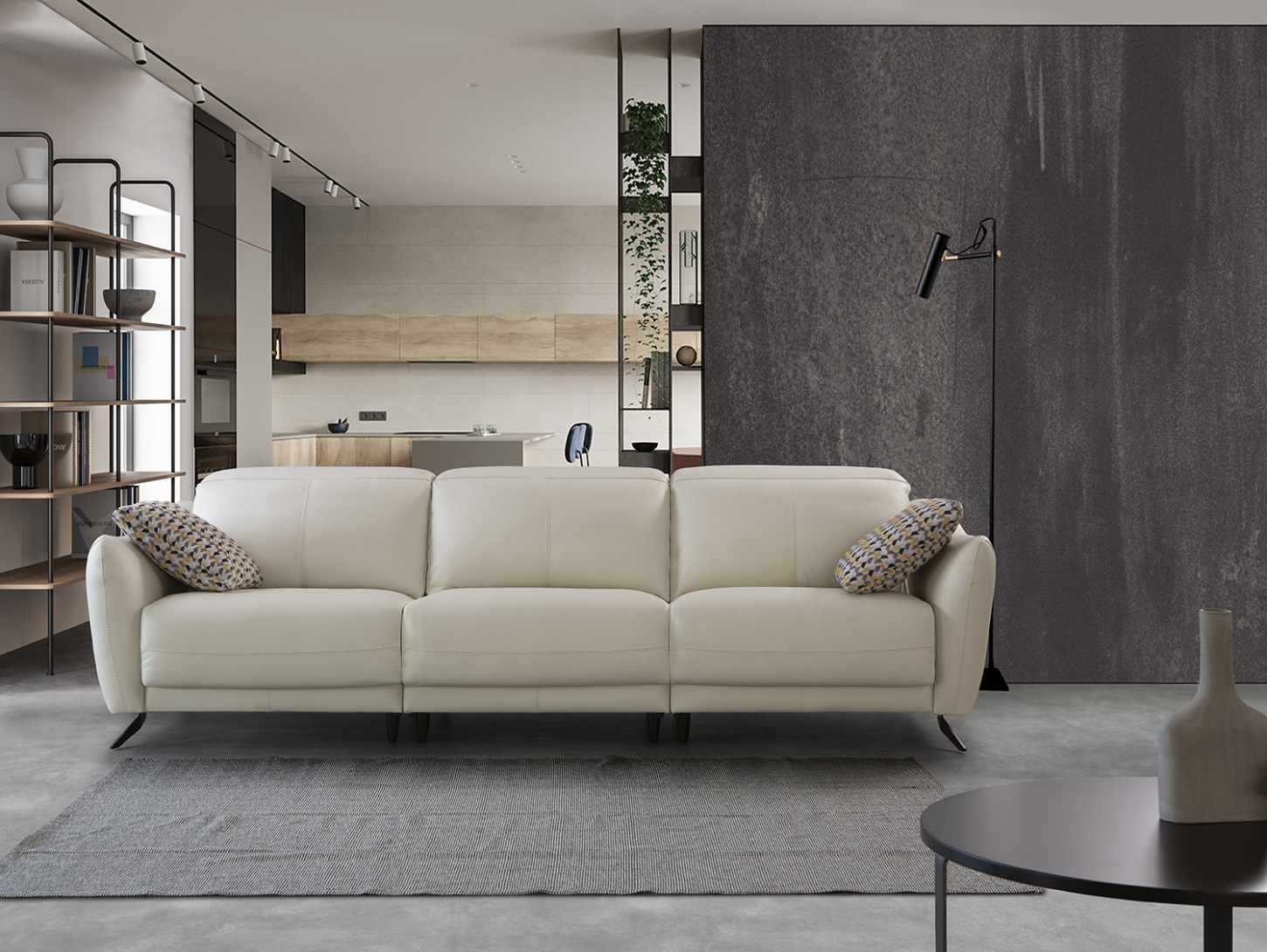 Alice Contemporary Compact Sofa with Elegant Legs | cadira
