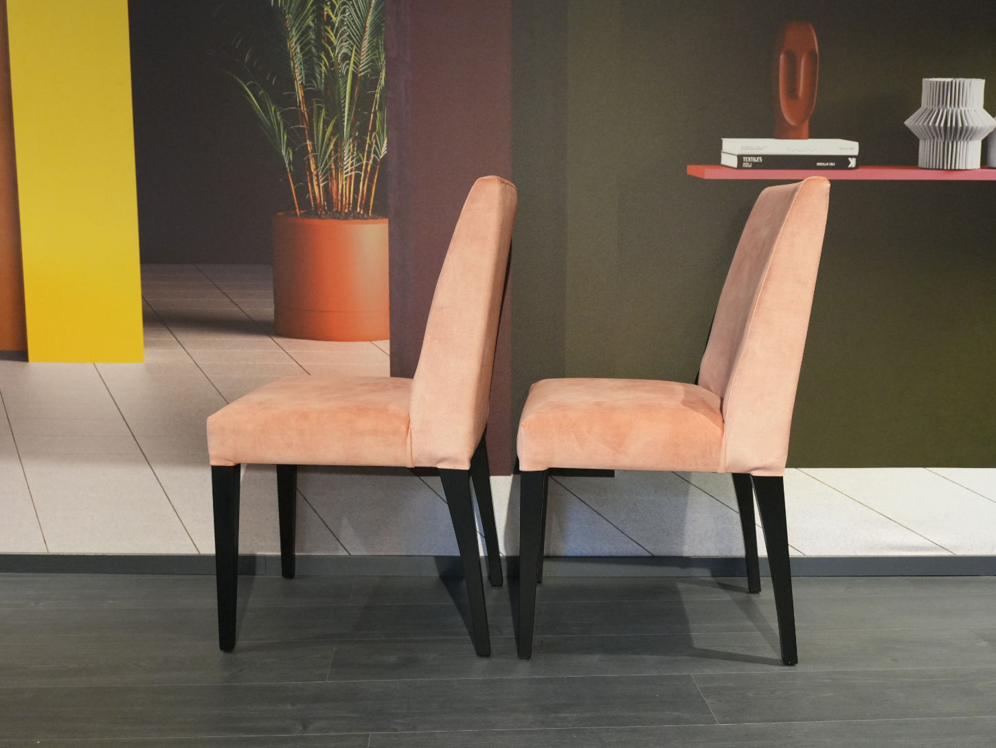 Ex-Display Angela Set of 6 Dining Chairs - Pink | Cadira