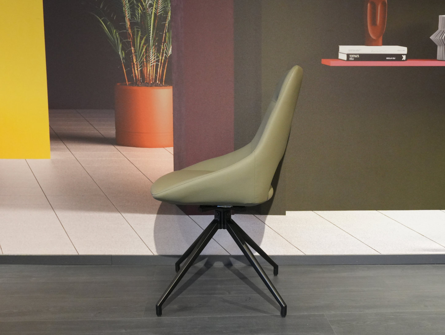 Ex-Display Axis Set of 2 Swivel Chairs - Khaki | Cadira