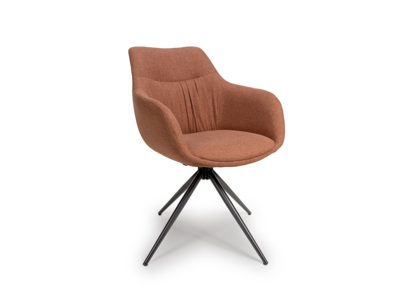Bordeaux Swivel Carver Dining Chair - Orange | Cadira