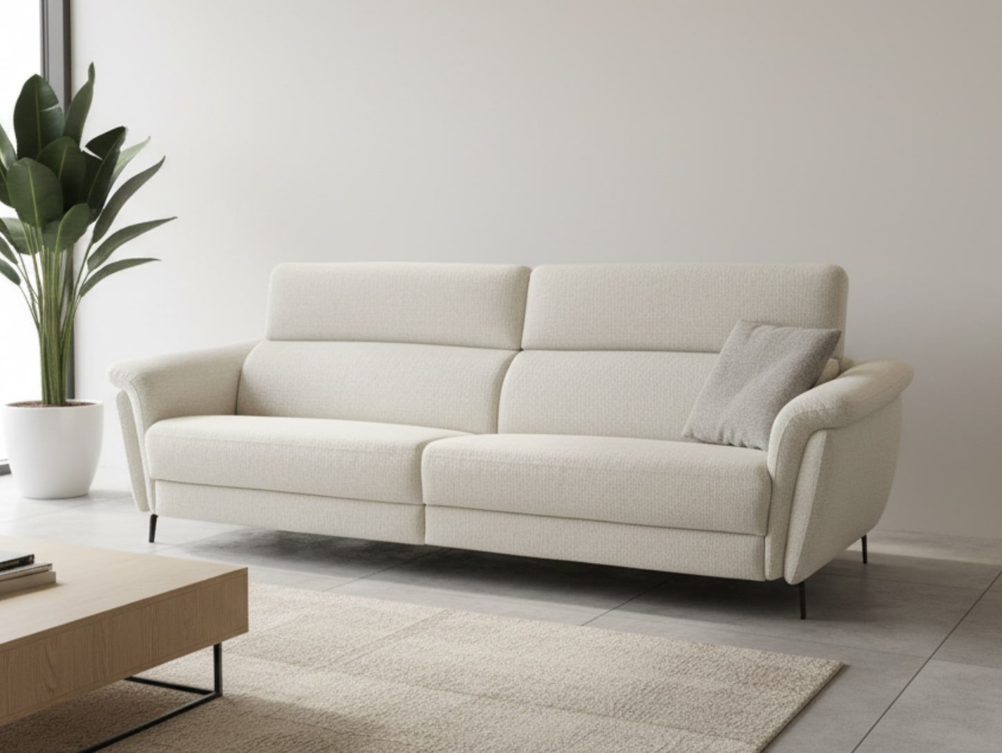 Brigitte Spanish Recliner Sofa | Slim Arms & Moulded Foam