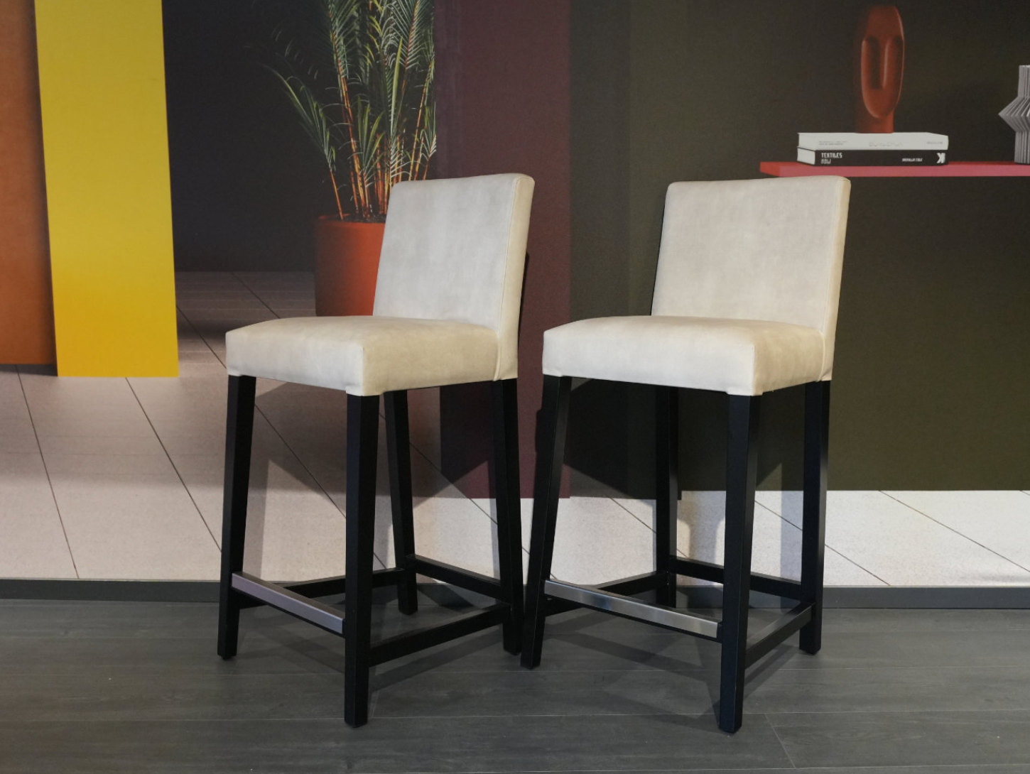 Ex-Display Dreams Set of 2 Bar Stool - White | Cadira