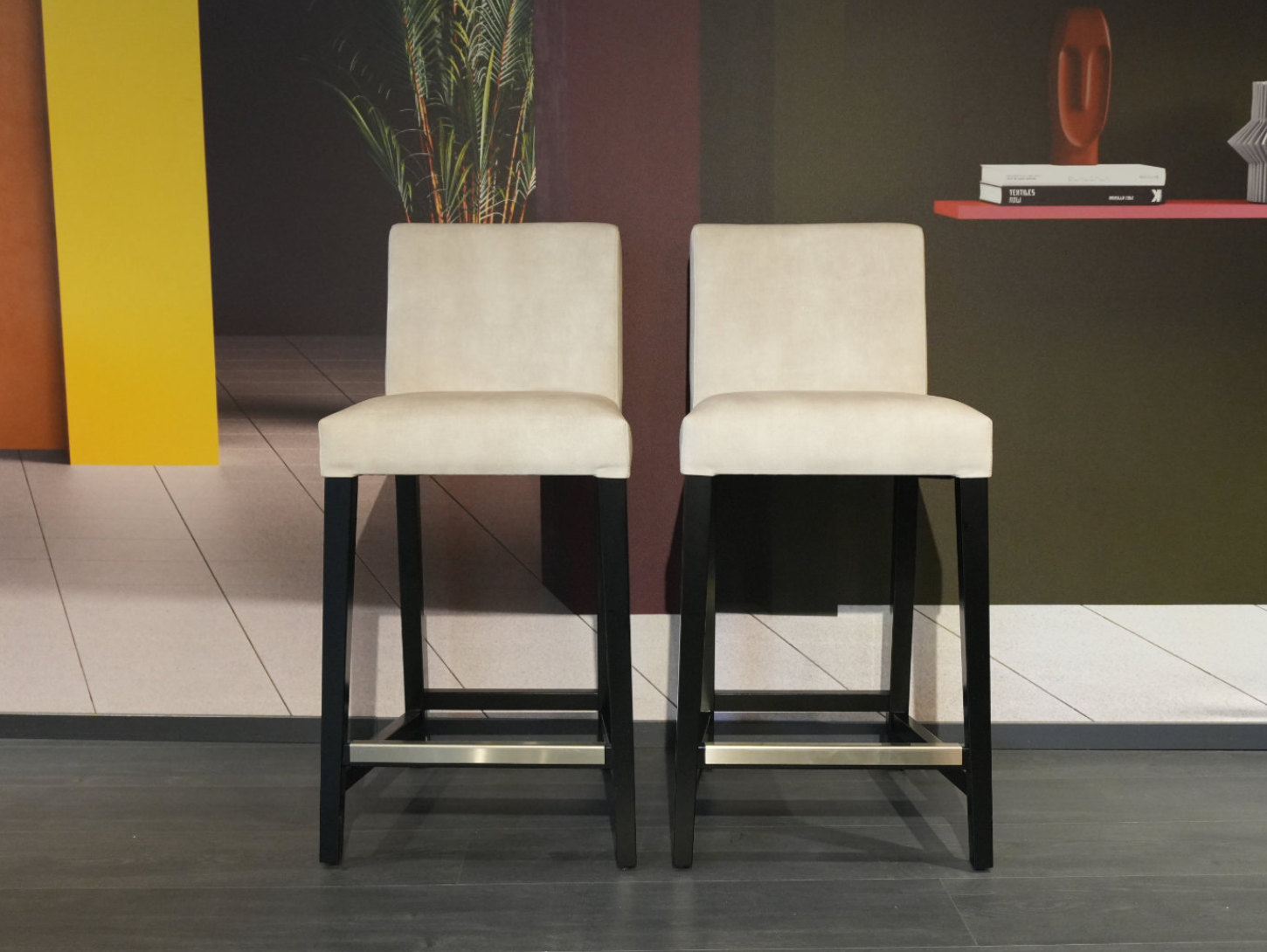 Ex-Display Dreams Set of 2 Bar Stool - White | Cadira