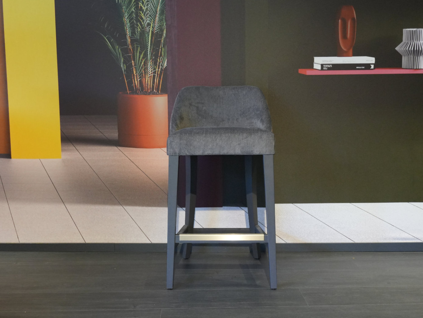 Ex-Display Florida Bar Stool - Grey | Cadira