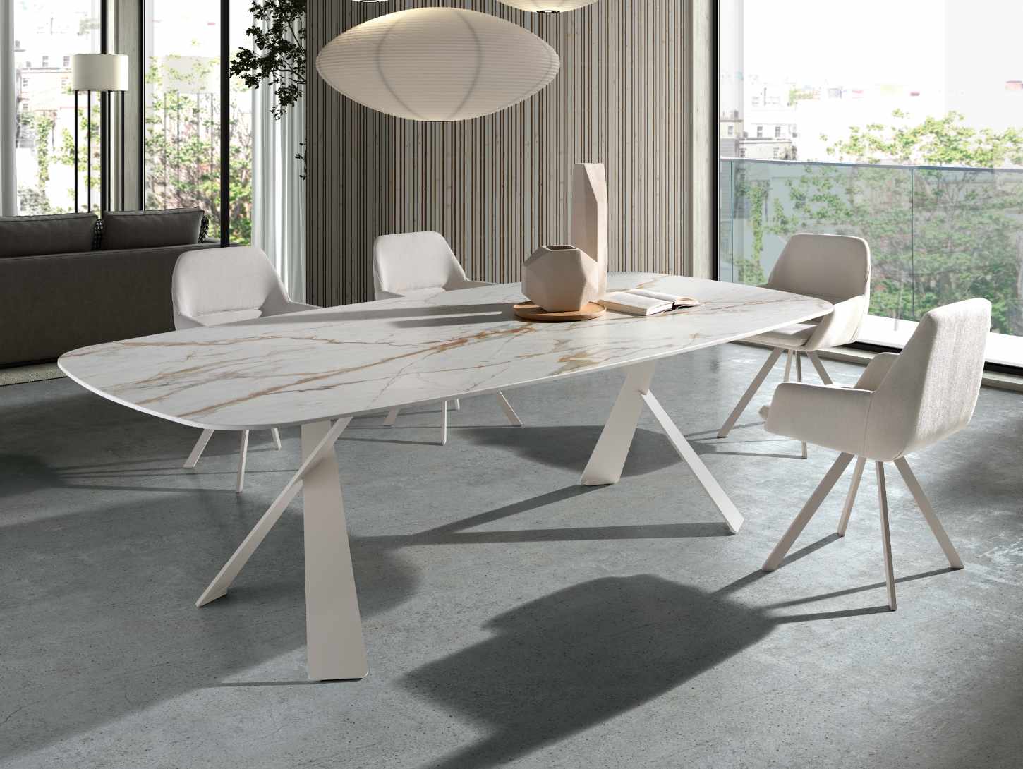 Kreta Dekton Barrel Dining Table | cadira