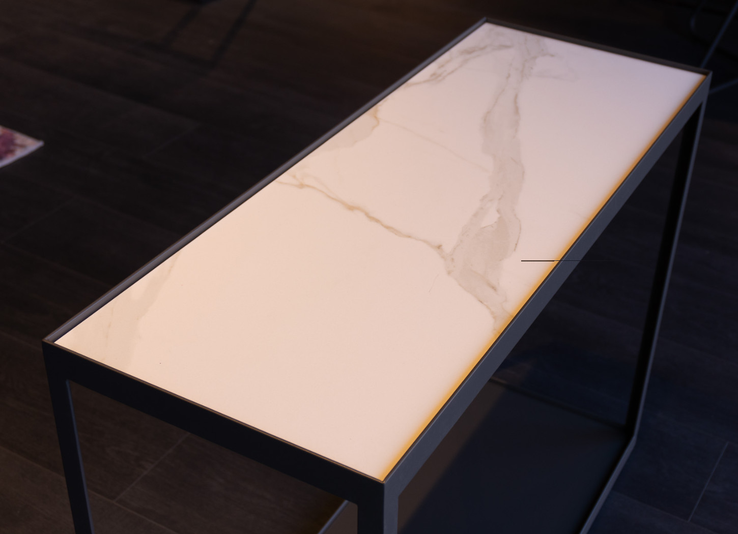 Ex-Display Kub Side Table - Grey Marble | cadira