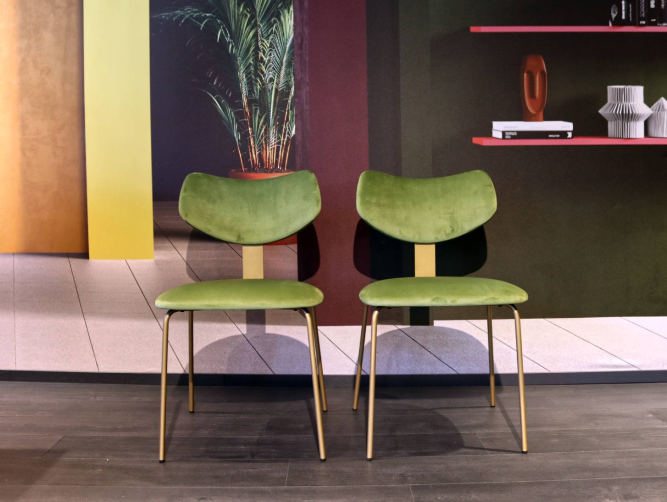 Ex-Display Lima Set of 6 Dining Chairs - Green | cadira