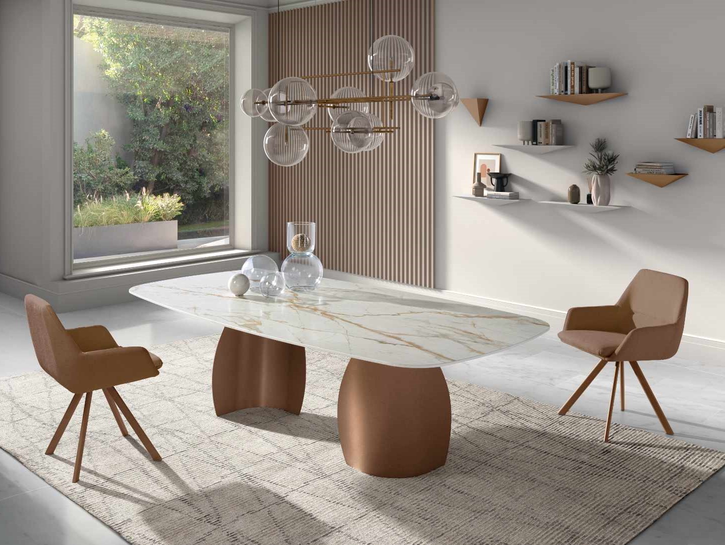 Melody Dekton Barrel Dining Table | cadira