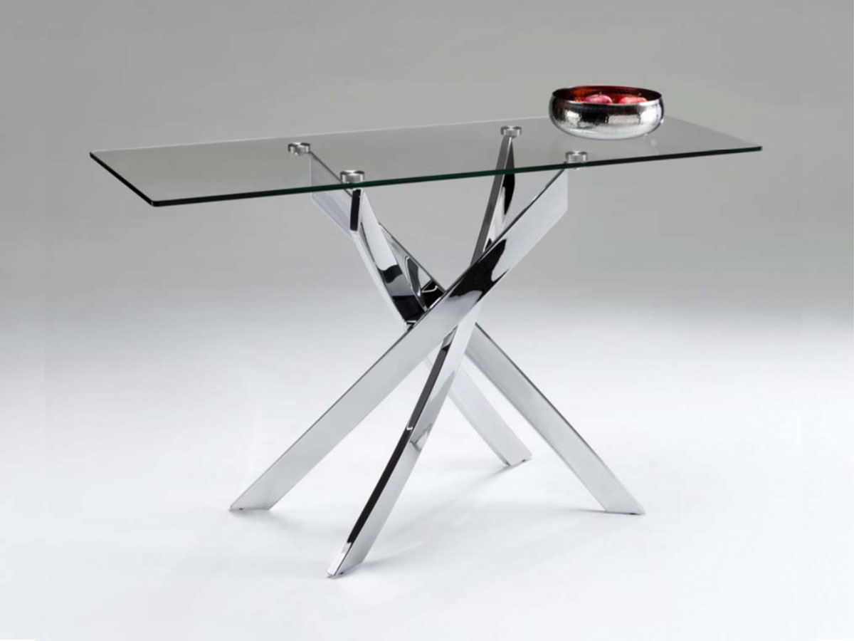 Galaxy Chrome console table Galaxy Chrome console table