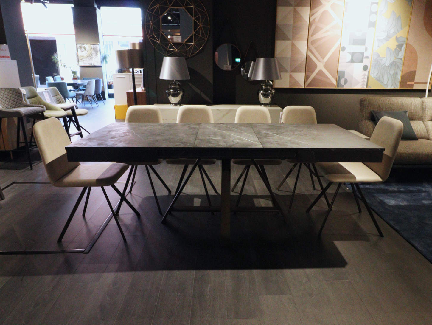 Ex-Display Olympia Extendable Table Set - Black | Cadira