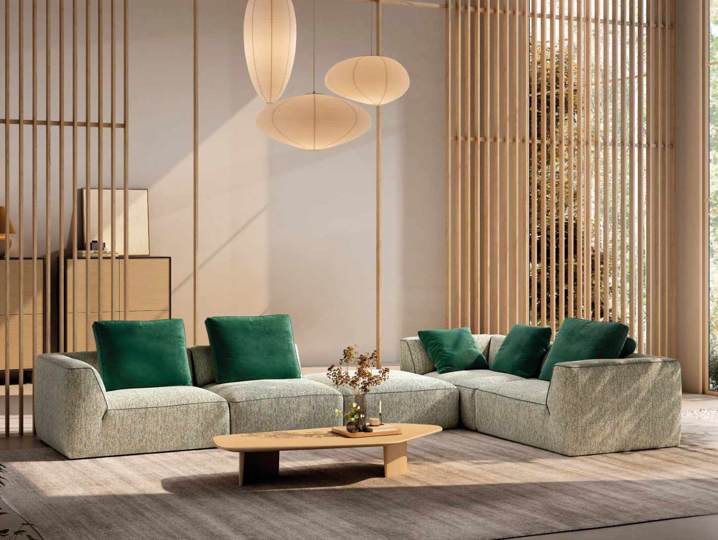 Tasios Large Corner Sofa - Modular Design | cadira