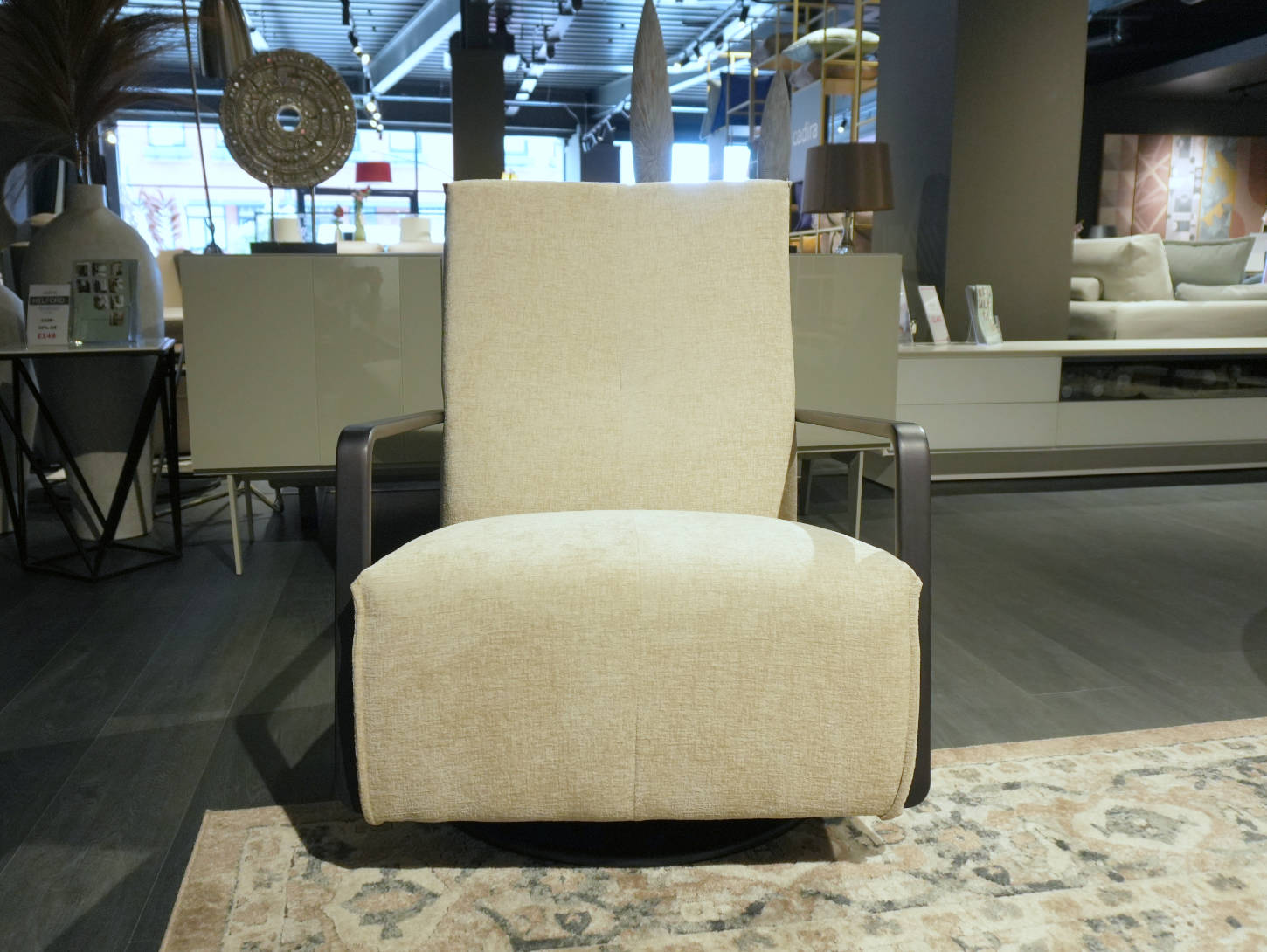 Ex-Dsiplay Yoko Rocking Armchair - Light Beige | Cadira