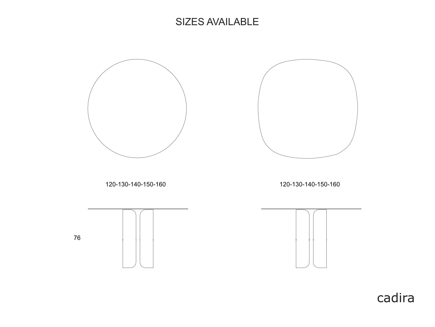 Loop Round Modern Dekton Dining Table | Cadira