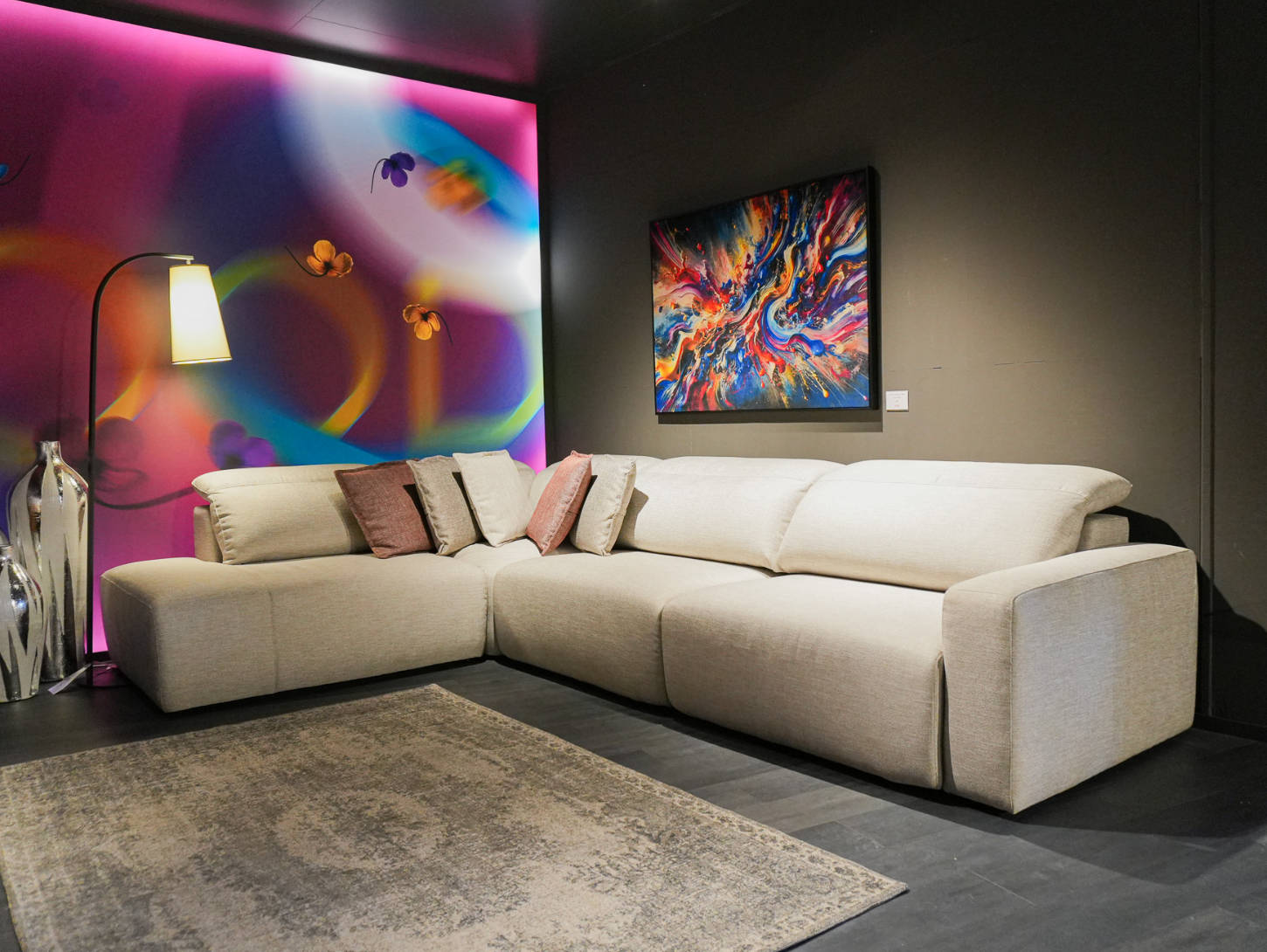Melanie Open Corner Sliding Sofa | Cadira