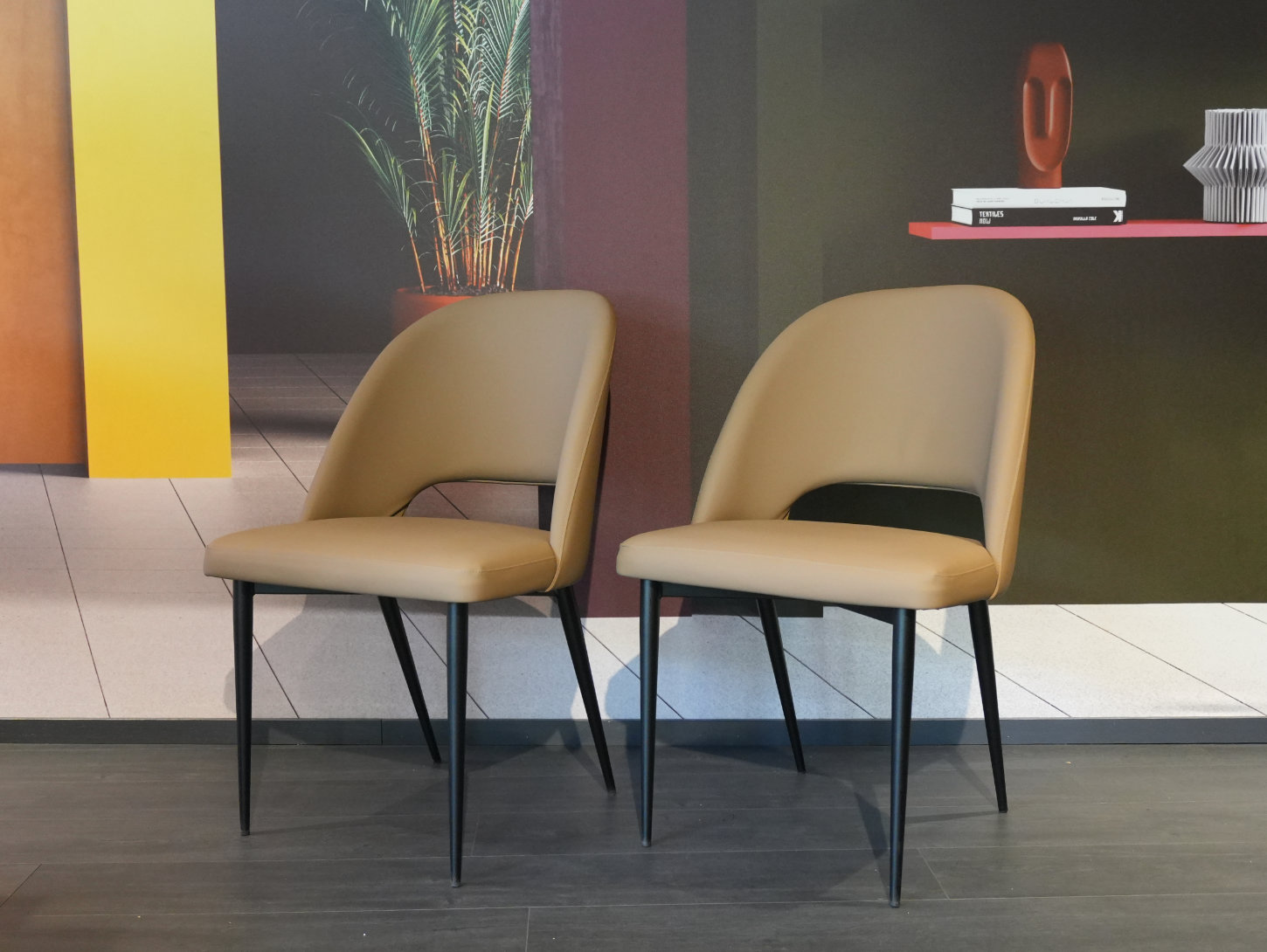 Ex-Display Mika Set of 6 Dining Chairs - Beige | Cadira