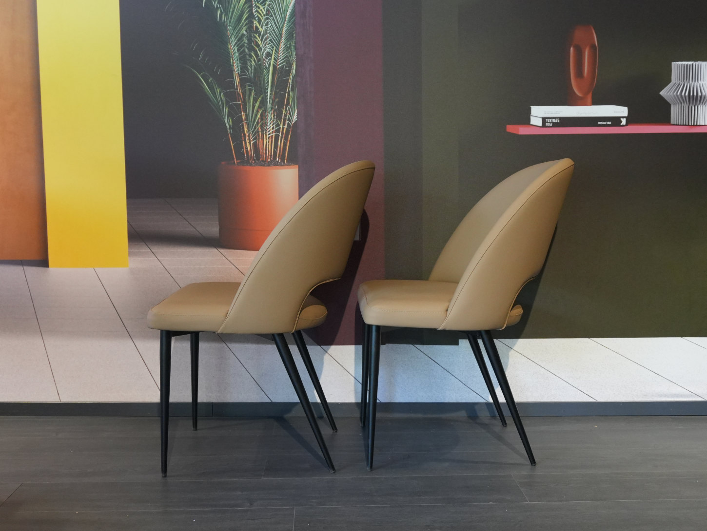 Ex-Display Mika Set of 6 Dining Chairs - Beige | Cadira