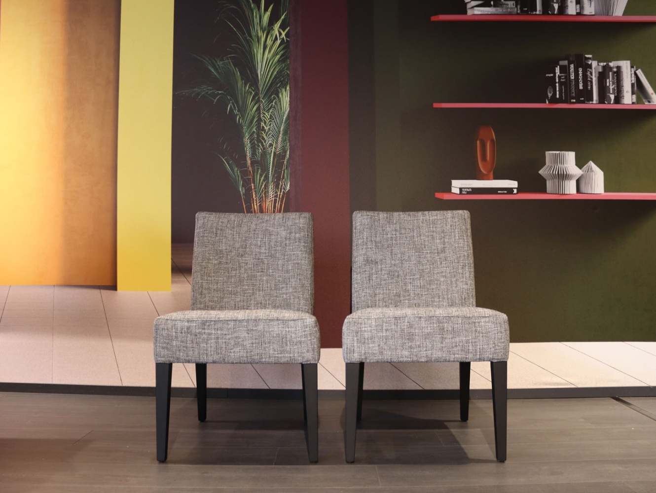 Ex-Display Tania Set of 2 Dining Chairs - Grey | Cadira